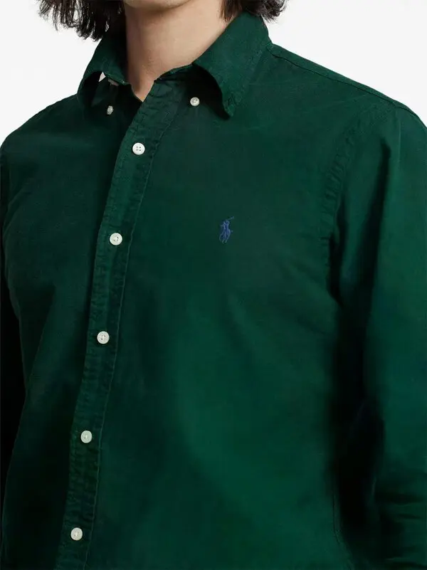 Polo Ralph Lauren Polo Pony Button-up Cotton Shirt - Green