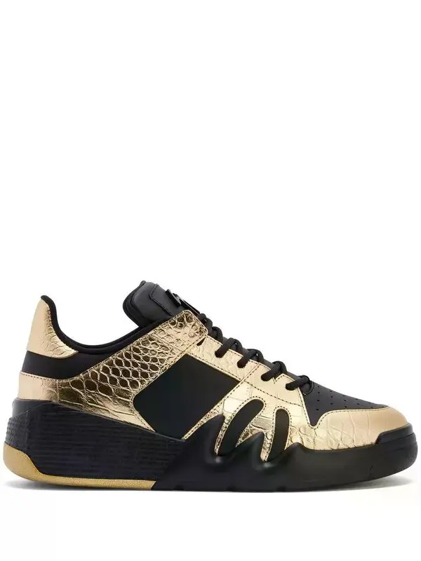 GIUSEPPE ZANOTTI Panelled Metallic Sneakers