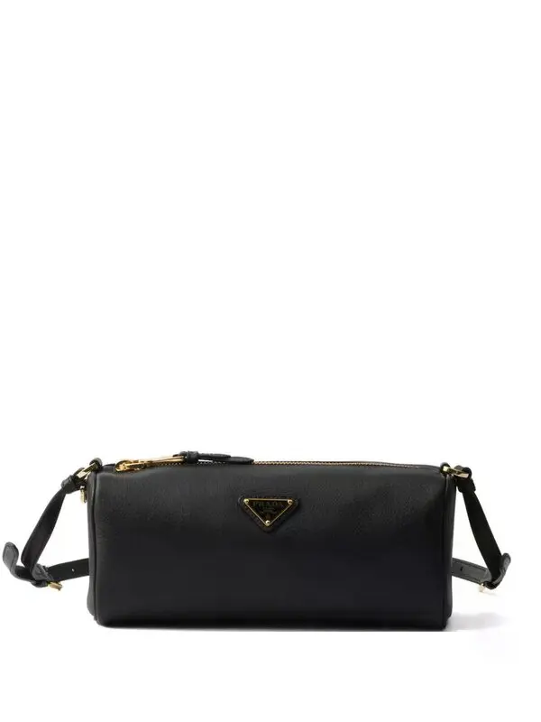 Prada Leather Shoulder Bag - Black