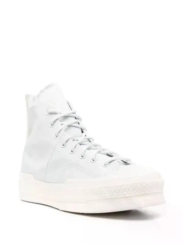 CONVERSE Asymmetric High-top Suede Sneakers