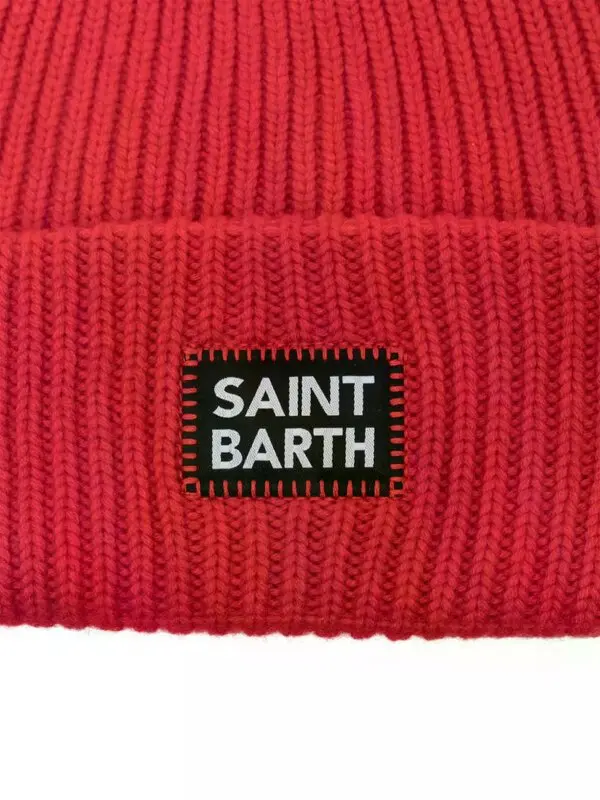 MC2 SAINT BARTH Berry Beanie Hat - Red