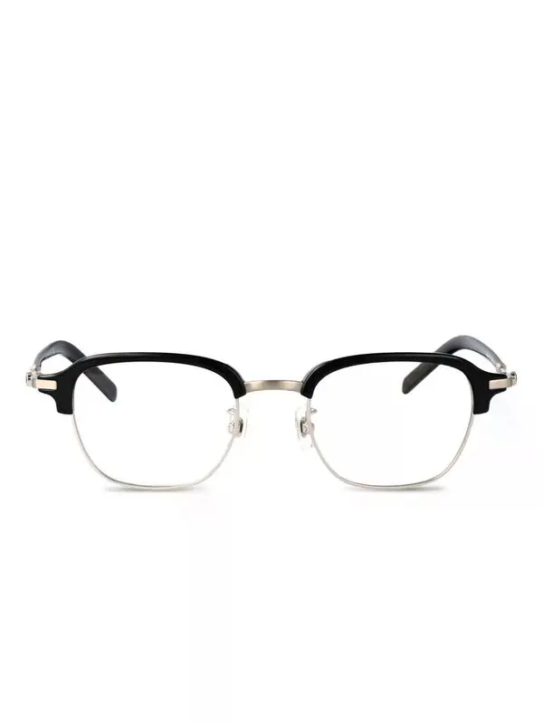 Montblanc Square-frame Glasses - Black