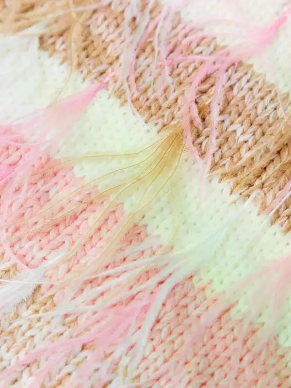 TWINSET Feather-embellished Scarf