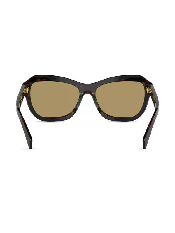 Prada Pilot Sunglasses With Tortoiseshell Detailing