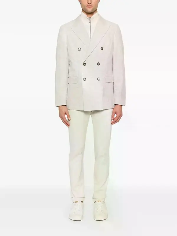 BRIGLIA 1949 Tapered Chinos - Neutrals