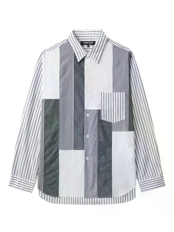 Comme Des Garçons Patchwork Shirt - Black