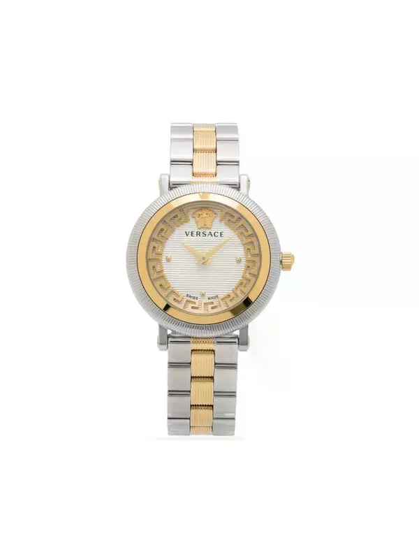 Versace Greca Flourish 35mm Timepiece - Silver