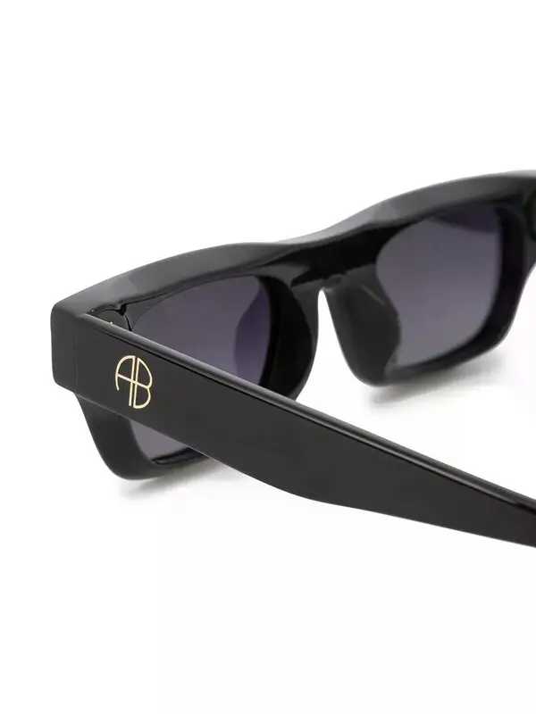 ANINE BING Otis Square-frame Sunglasses