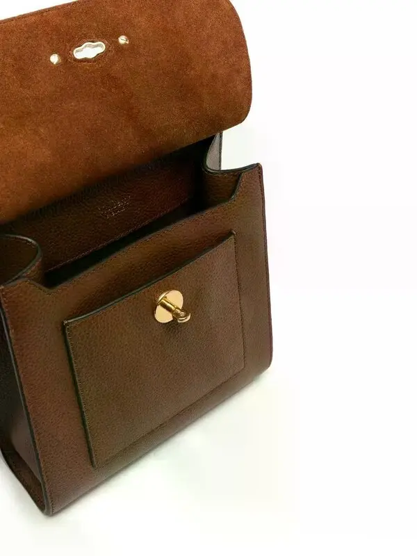 Mulberry Small Antony Leather Crossbody Bag - Brown