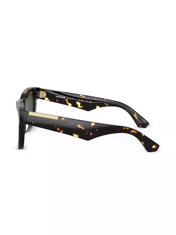 Burberry Tortoiseshell-effect Square-frame Sunglasses