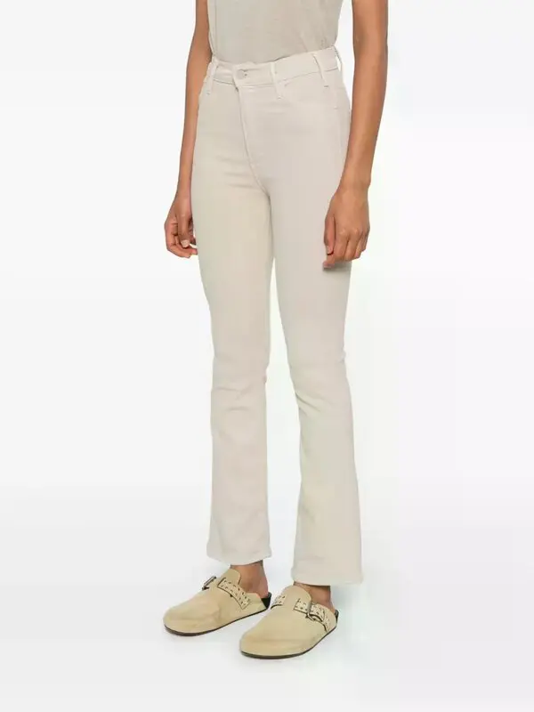 MOTHER The Hustler Flood Jeans - Neutrals
