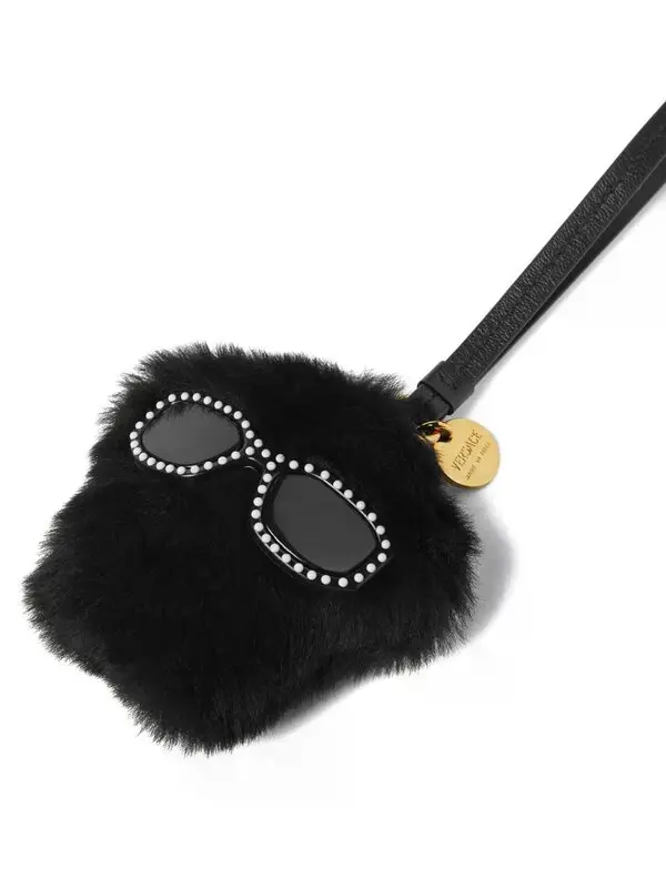 Versace Medusa Fluffy Charm - Black
