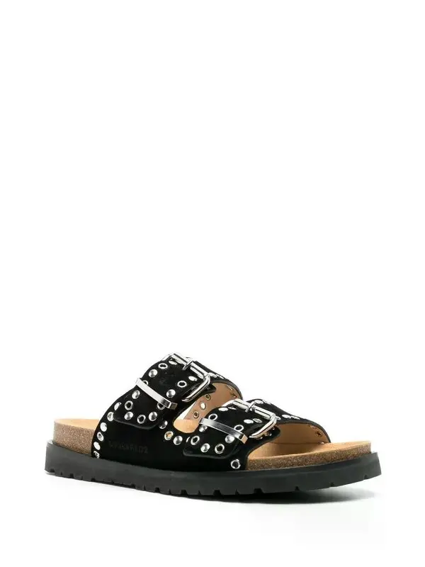 Dsquared2 Double-buckle Suede Sandals