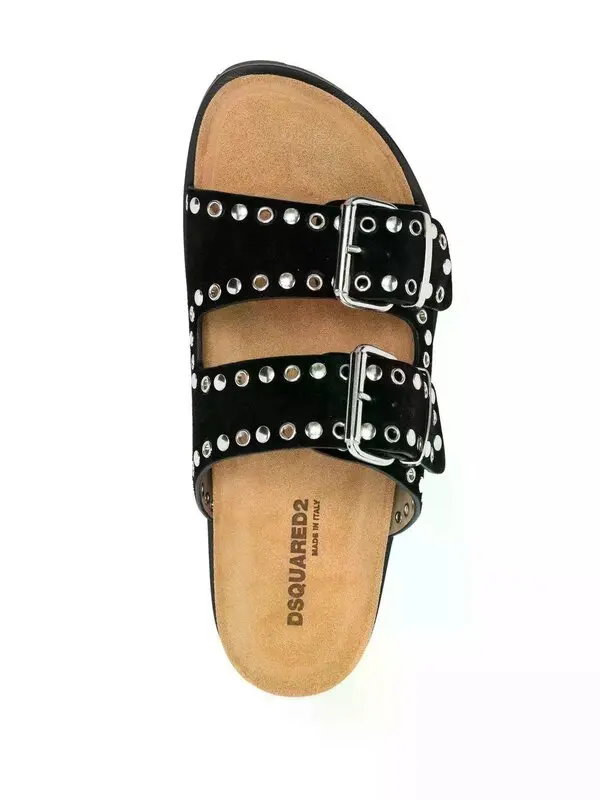 Dsquared2 Double-buckle Suede Sandals