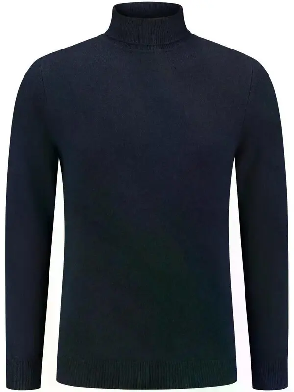 Fedeli Turtleneck Sweater - Blue