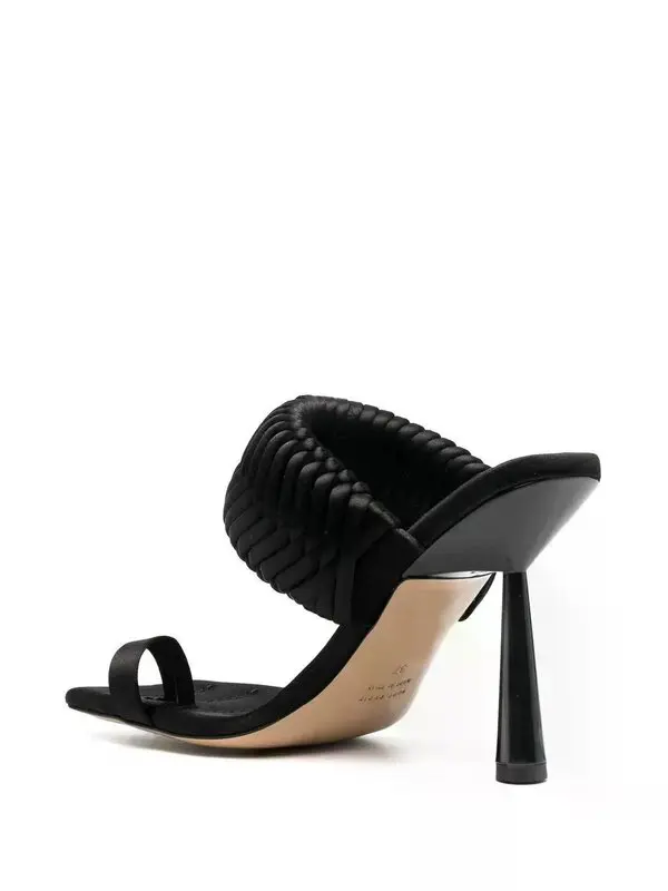 GIABORGHINI 115mm Leather Heeled Sandals