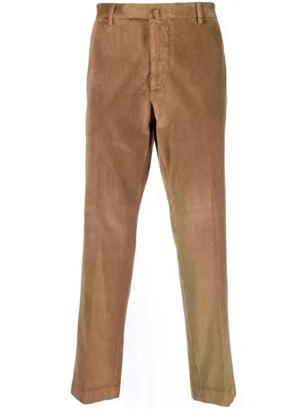 DELL'OGLIO Corduroy Straight-leg Trousers