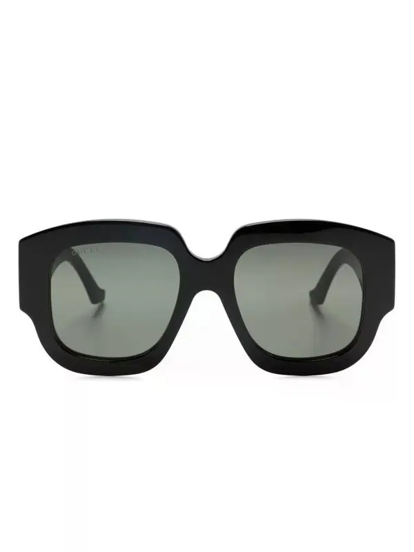 Gucci Oversize-frame Sunglasses - Black