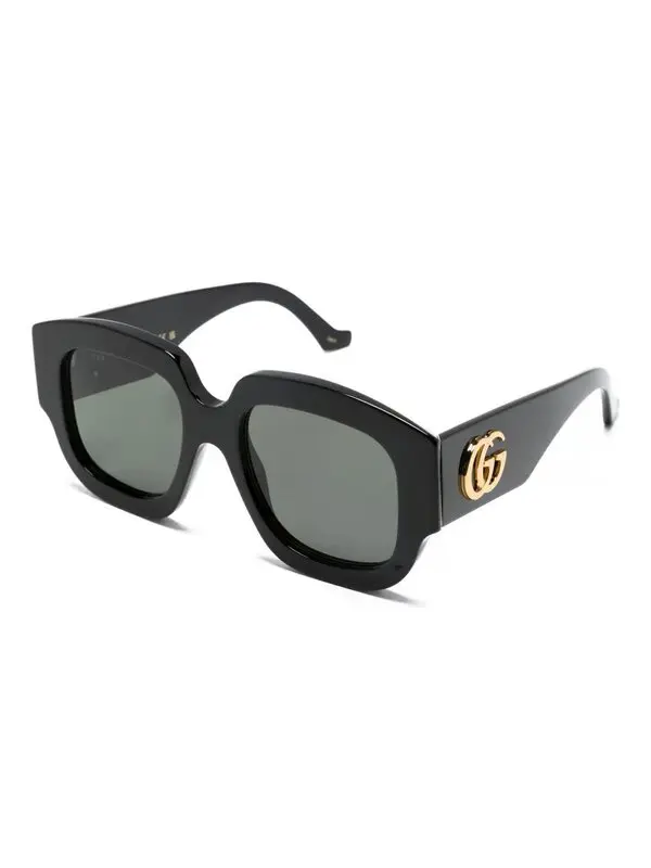 Gucci Oversize-frame Sunglasses - Black