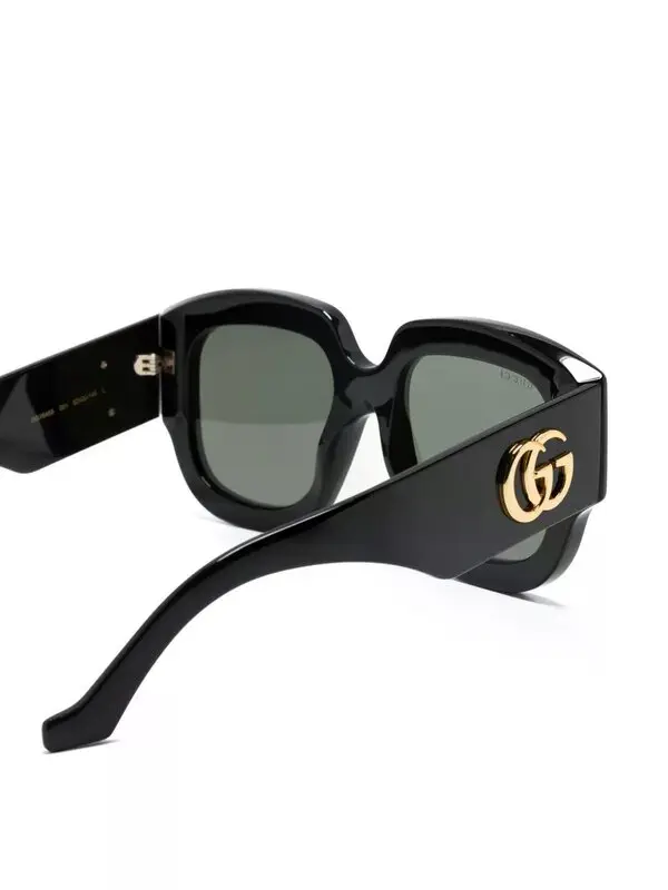 Gucci Oversize-frame Sunglasses - Black