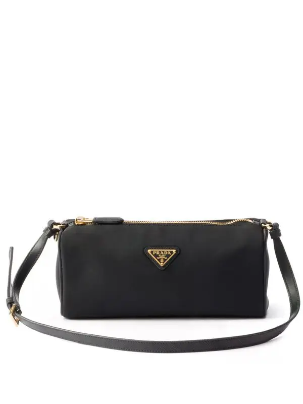 Prada Triangle-logo Pouch - Black