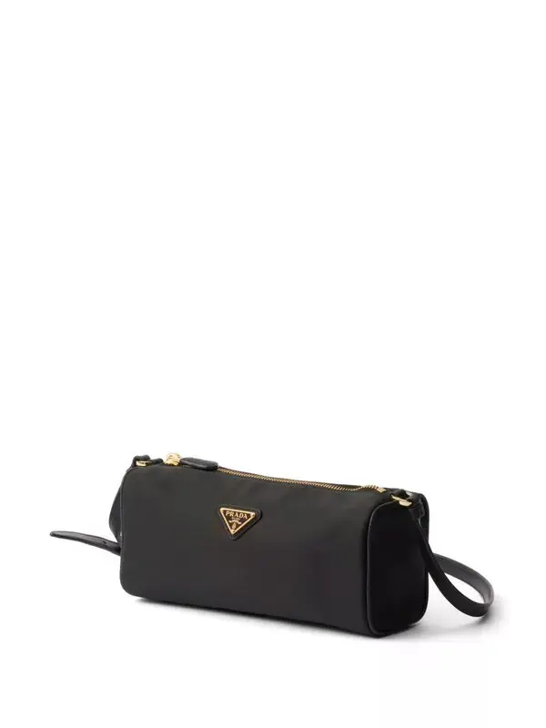 Prada Triangle-logo Pouch - Black
