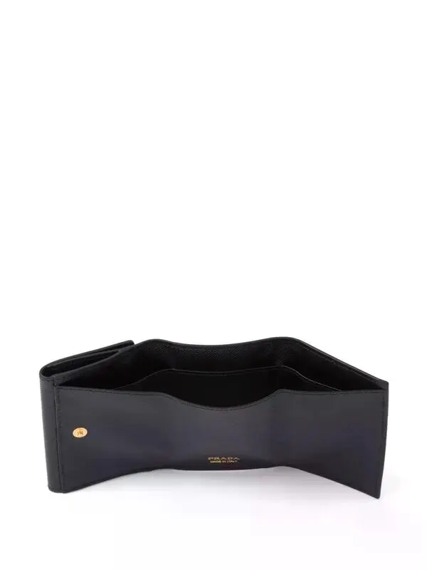 Prada Small Saffiano Wallet - Black