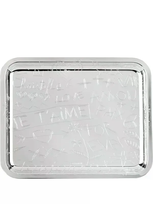 Christofle Graffiti Tray - Silver