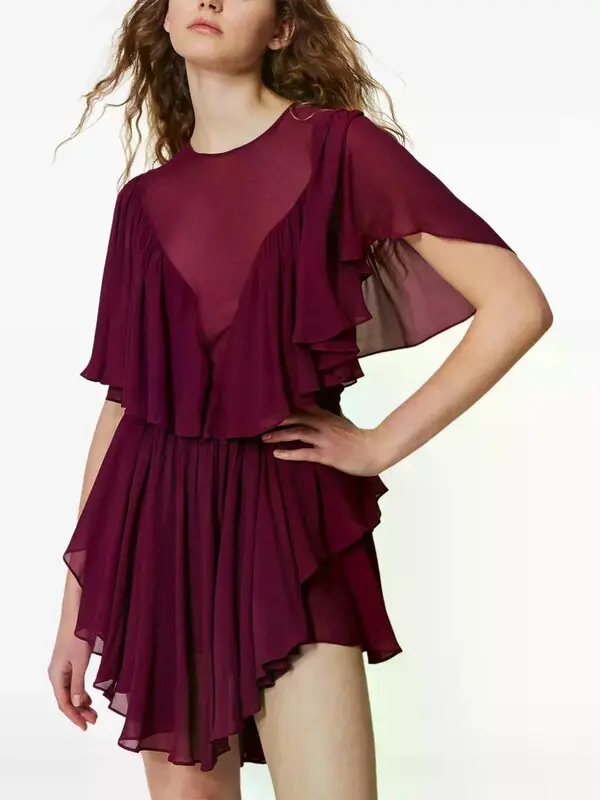 TWINSET Ruffled Mini Dress