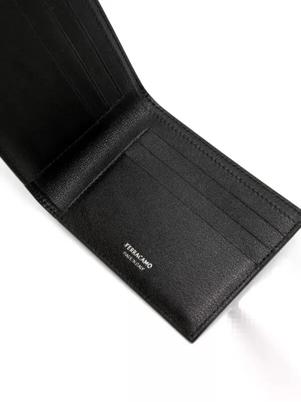 FERRAGAMO Embossed-monogram Leather Wallet