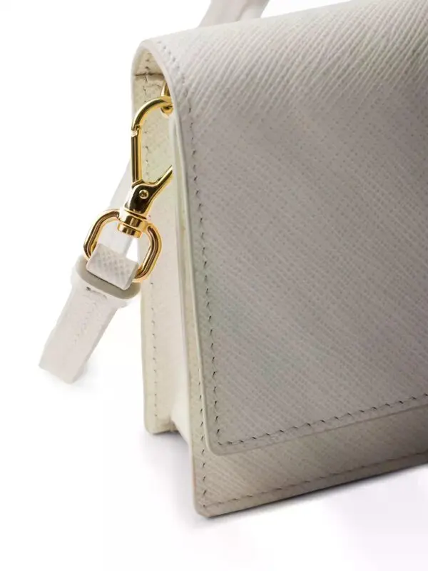Prada Triangle-logo Leather Mini Bag