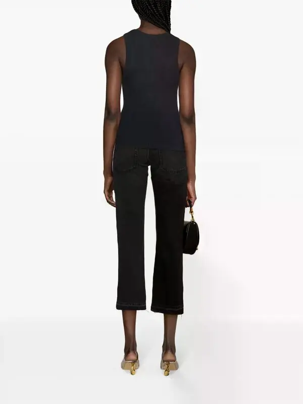 AGOLDE Poppy Ribbed-knit Tank Top