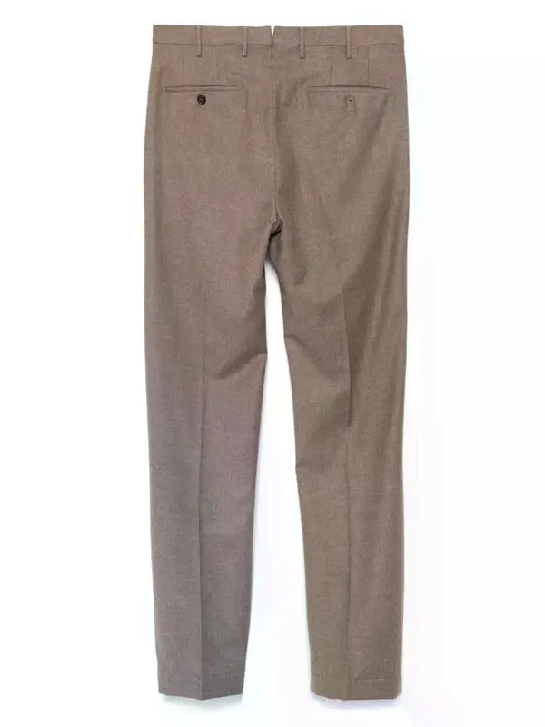 Incotex Virgin Wool Trousers - Brown
