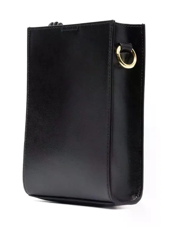 JIL SANDER Tangle Rings Crossbody Bag - Black