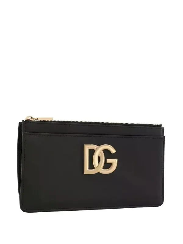 Dolce & Gabbana Dg-logo Leather Card Holder
