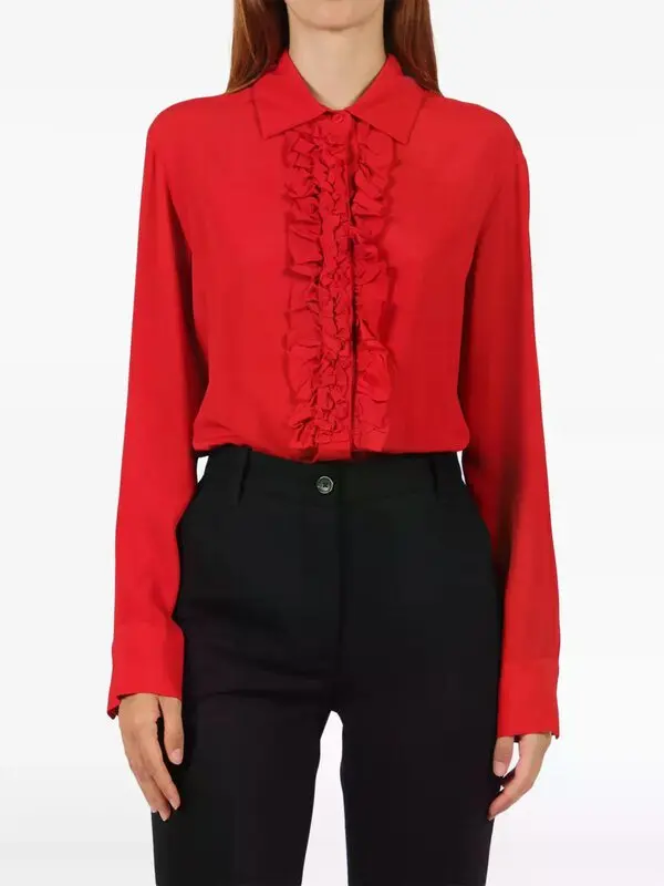 NUDE Ruffled Shirt