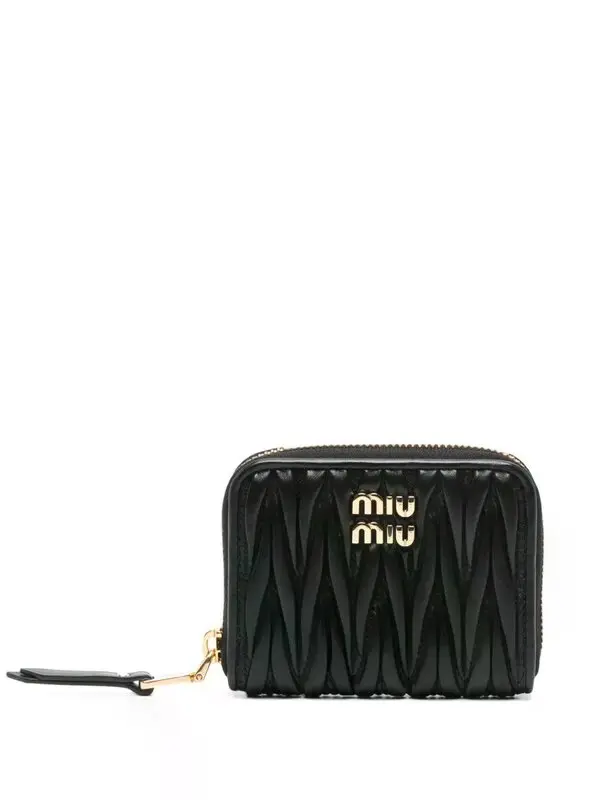 Miu Miu Small Tassel Wallet - Black