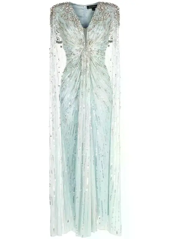 Jenny Packham Lotus Lady Sequin-embellished Gown