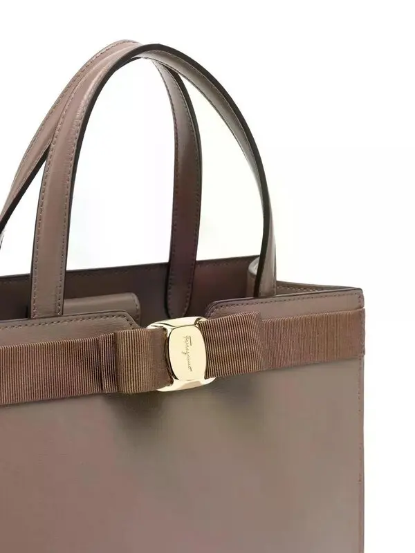 FERRAGAMO Vara Bow Leather Tote