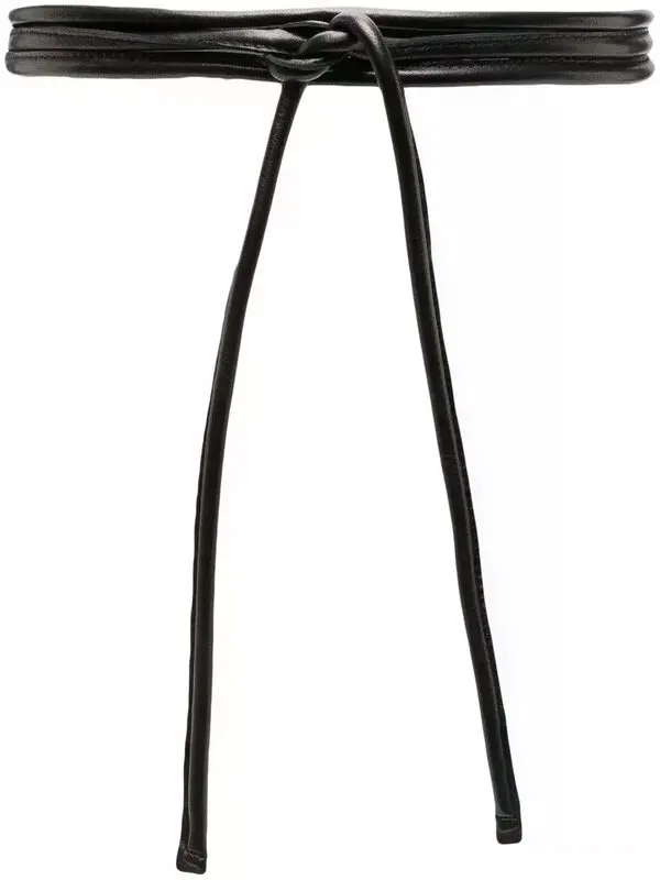 FURLING BY GIANI Filona Tied-waist Belt - Black