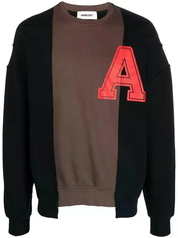 AMBUSH Letter-print Long-sleeve Sweatshirt