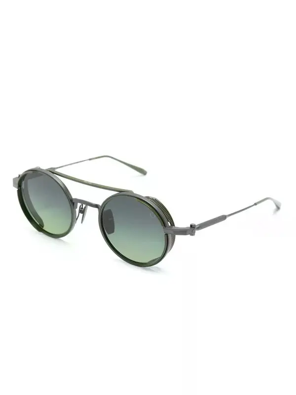 AKONI Eres Round-frame Sunglasses