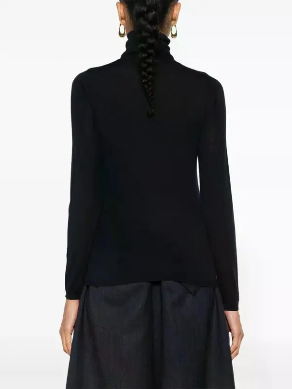 Max Mara Saluto Virgin Wool Sweater - Blue