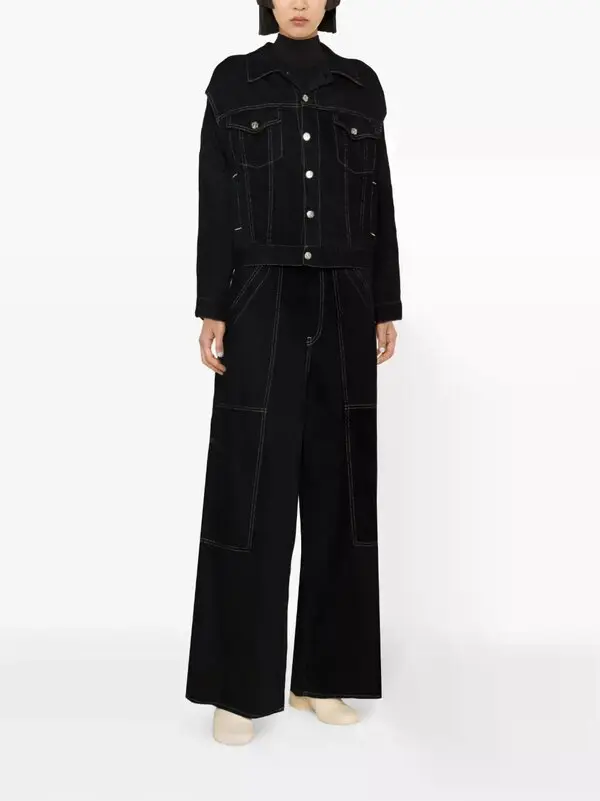 MAISON MARGIELA Metallic-thread Denim Jacket