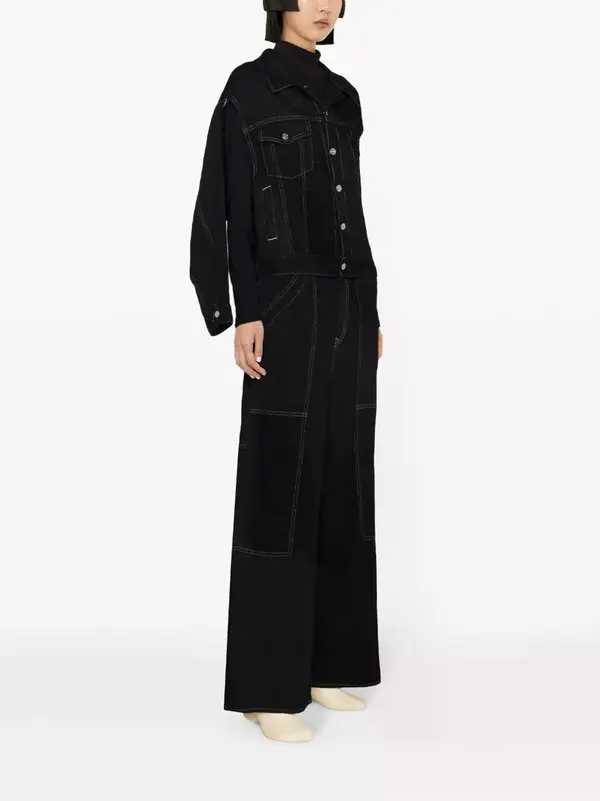 MAISON MARGIELA Metallic-thread Denim Jacket