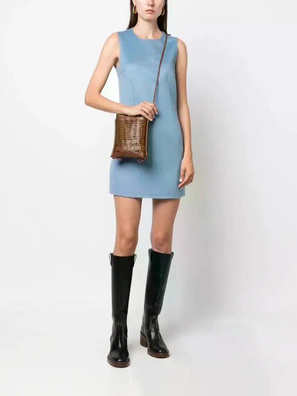 Hereu Trena Interwoven Leather Bag - Brown