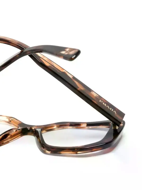 Prada Logo-print Cat-eye Frame Glasses