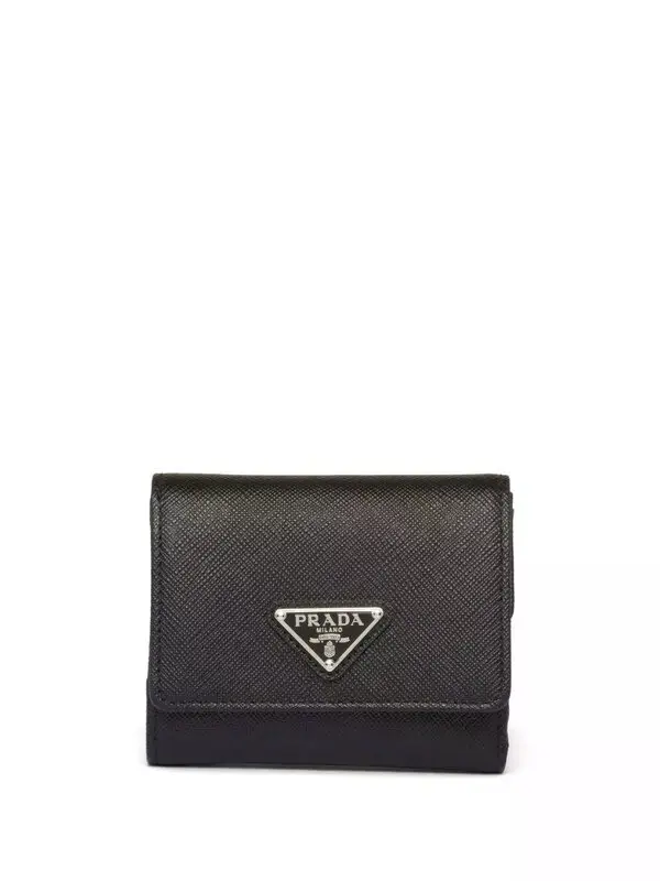 Prada Small Saffiano Leather Wallet - Black