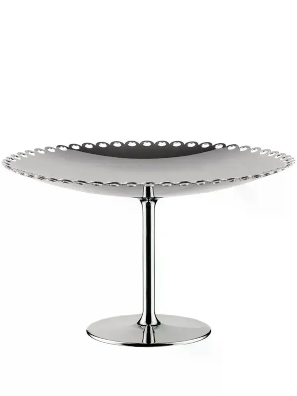 ALESSI Edges Cake Stand - Silver