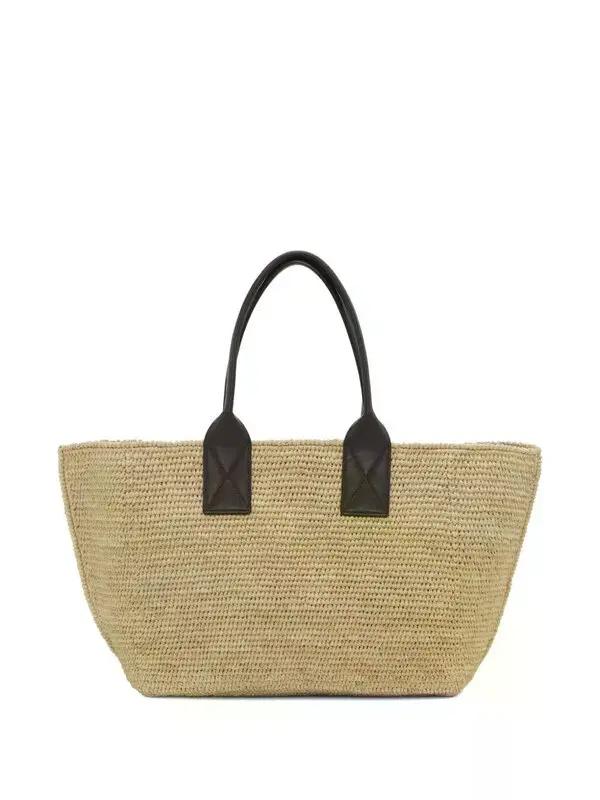 GANNI Raffia Tote Bag